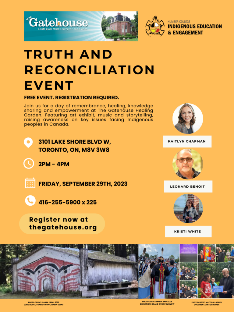 Truth and Reconciliation Event in the Healing Garden – The Gatehouse